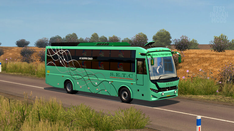 SETC Skin Pack for JK Prakash Vega Sleeper Bus Mod | Euro Truck ...